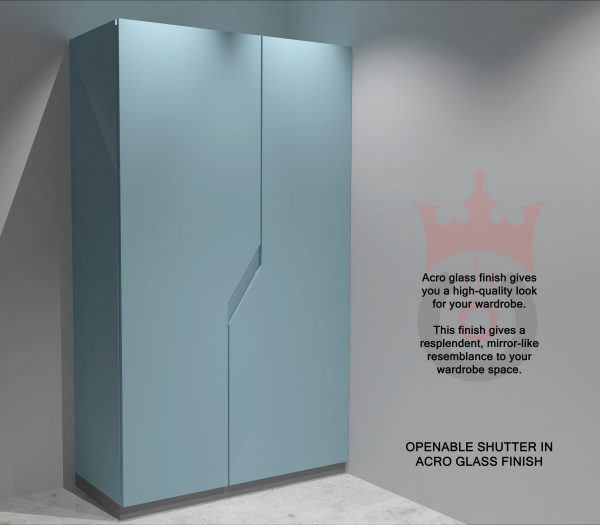 Acro Glass Finish - Modular Wardrobes - Coronet Kitchens